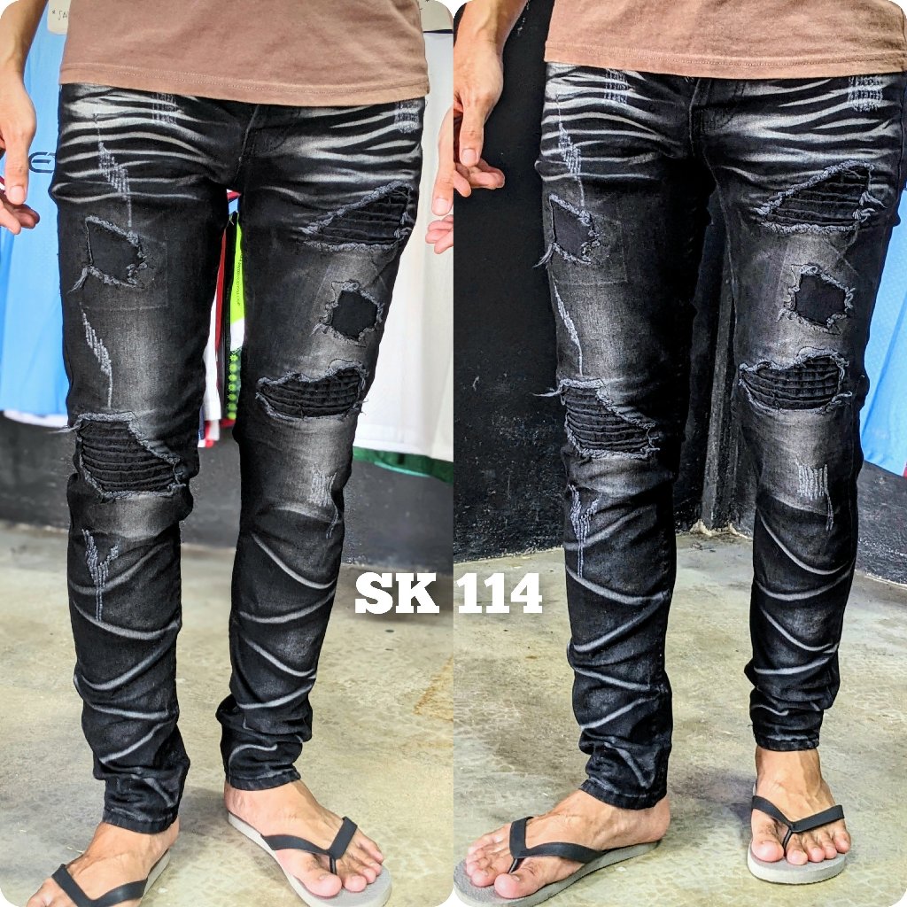 SKINNY KOYAK RABAK DAN CARIK | Shopee Malaysia