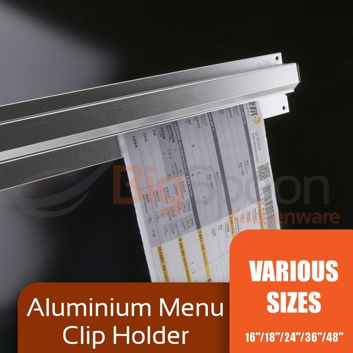 BIGSPOON Aluminium Menu Receipt Clip Check Holder Ticket Bill Hanger ...