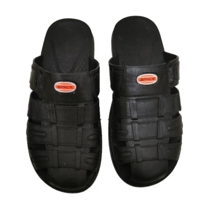 Space Men's Rubber Slipper (Black) / Space Selipar Getah Lelaki (Hitam ...