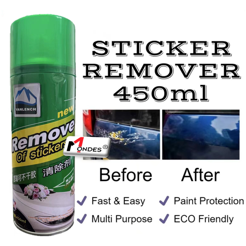Sticker Remover Spray Remove Of Sticker Double Tape Road tax Spray ...