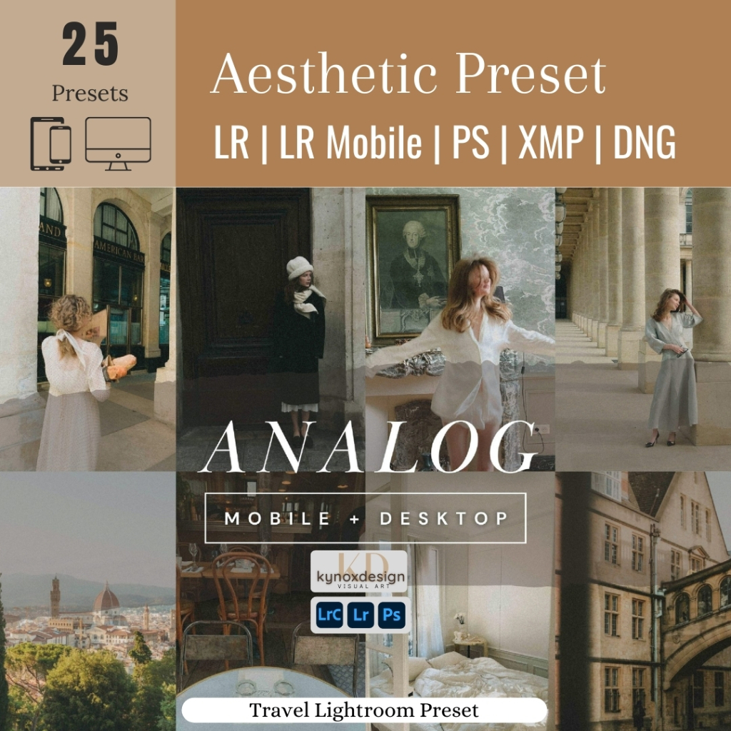 [Lightroom Preset] Aesthetic Preset - Analog for LR/LR(mobile)/PS ...