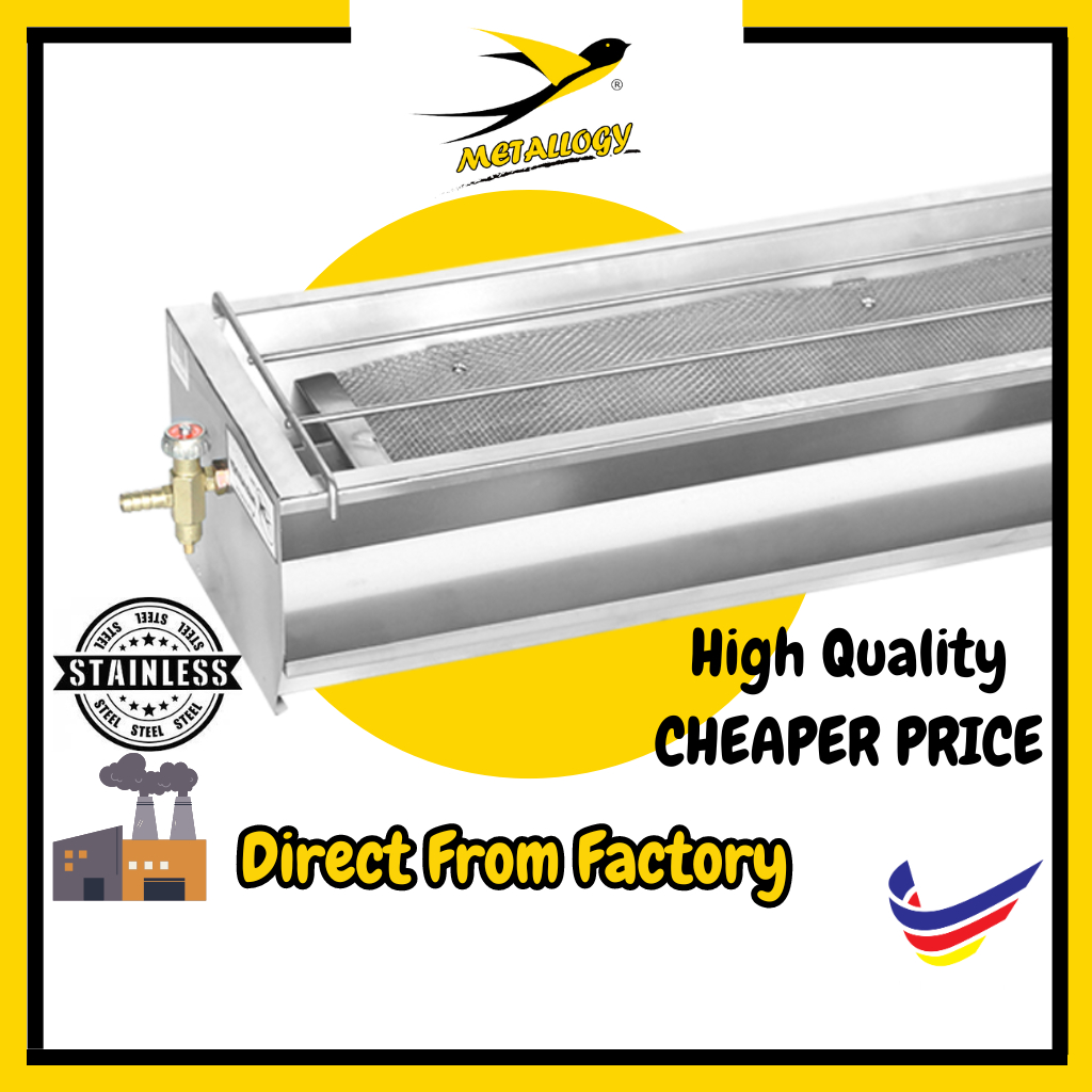 Metallogy BBQ Satay Premium STAINLESS STEEL Grill Satay Steel With Gas ...