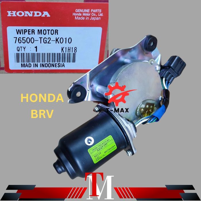 ORIGINAL HONDA ~ WIPER MOTOR DEPAN HONDA BRV BR-V TSA FRONT WIPER MOTOR 76500-TG2-K010 | Shopee ...