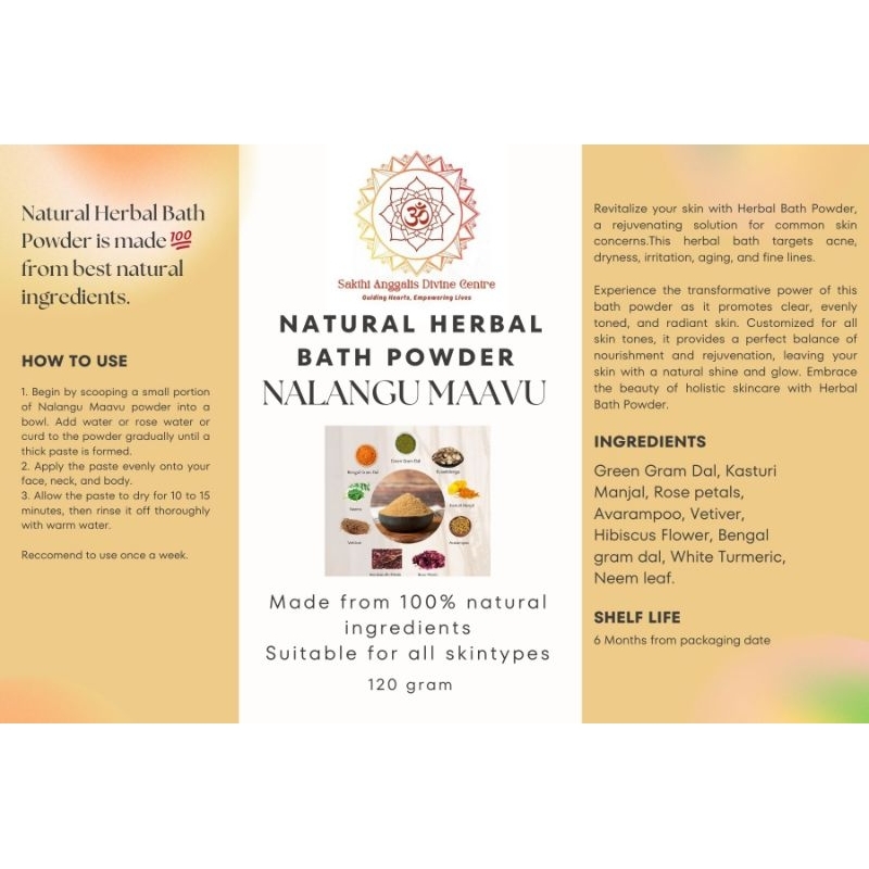 Nalangu Maavu Bath Powder | herbal Bath Powder | Shopee Malaysia