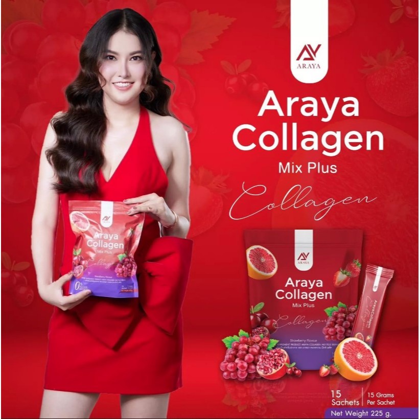 ARAYA Collagen Mix Plus Collagen Reduce Dark Spot Brightening Skin | Shopee Malaysia