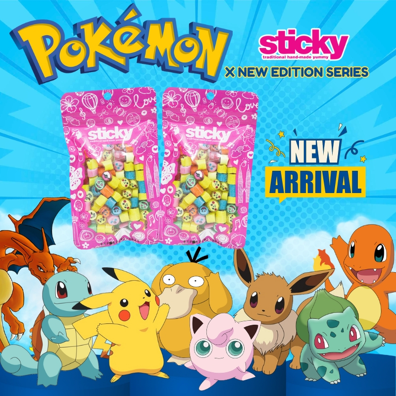 [LS] Sticky Candy Travel Pack Mix Rock Gula-gula Sticky 30gm / 40gm ...