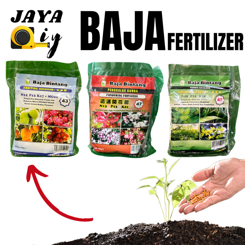 Baja Suburtaman / Baja Bunga Buah Pertumbuhan / Fertilizer Fruit Flower ...