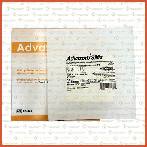 [1 PCS] Advazorb Siflix 10cm x 10cm Hydrophilic Foam Dressing | Shopee ...