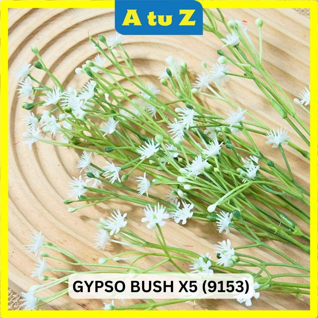 AtuZ Artificial Gypsophilla Bush/ Bunga Hiasan/ Baby Breath/ Wedding/ Hand Bouquet(9153 ...