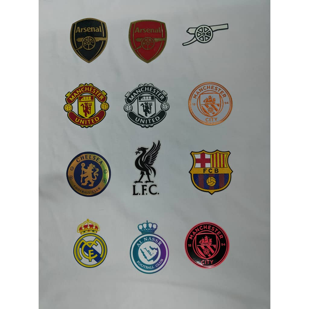 Football Patches Silicone *Local Seller, Ready Stock* | Shopee Malaysia