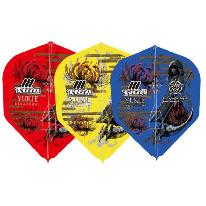 DARTS FLIGHT【L-Flight x TIGA】PRO 坂口優希恵 2024 Limited Shape | Shopee Malaysia