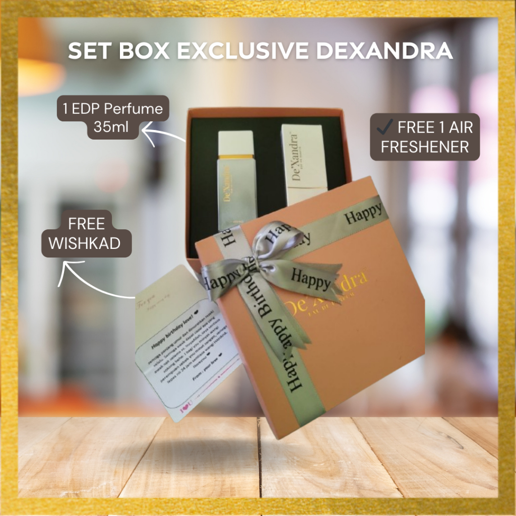 SET HADIAH DEXANDRA PERFUME/ HADIAH / SUPRISE BIRTHDAY GIFT ...