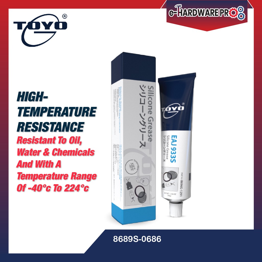 TOYO-G EAJ933S (60g) Silicone Grease High Temperature Grease Rubber ...