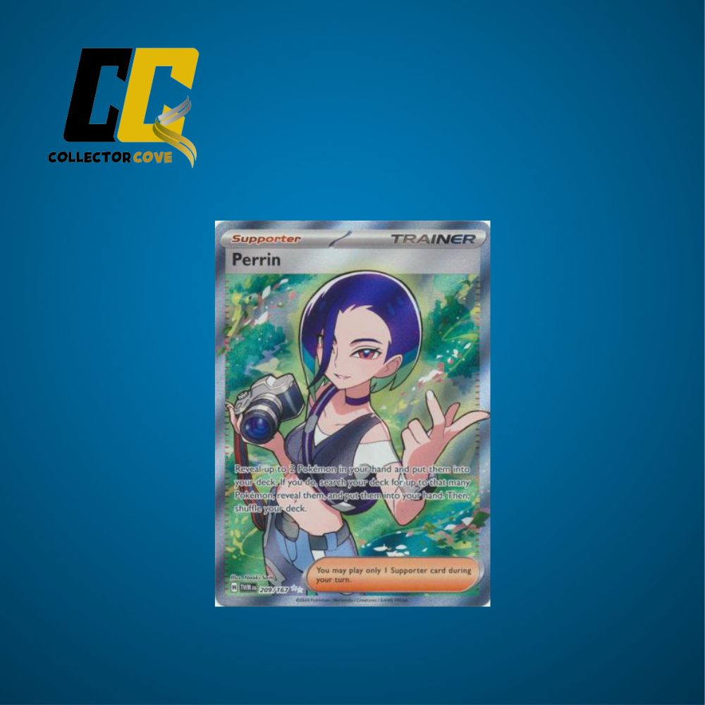Pokemon TCG Perrin 209/167 Full Art Secret Rare - SV06 Twilight ...