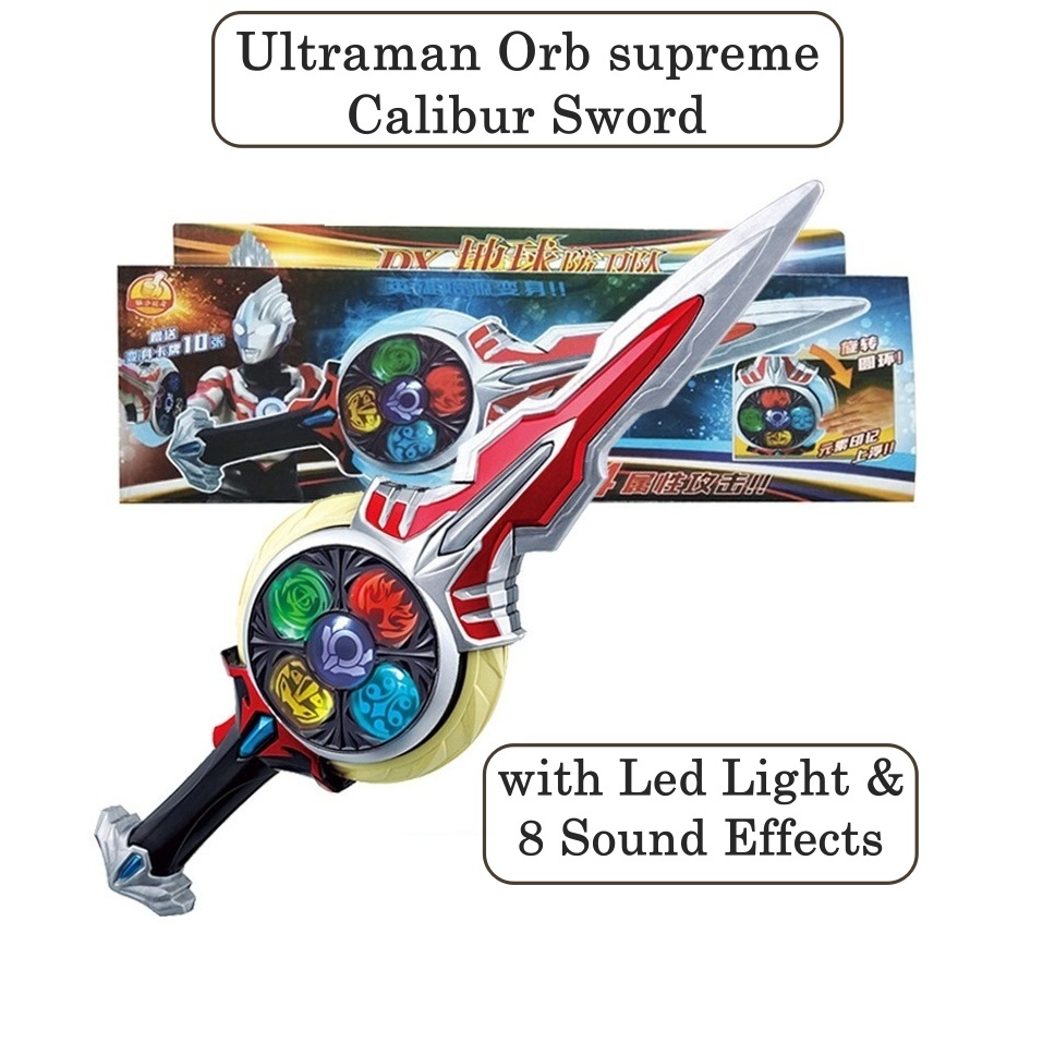 Ultraman Orb Supreme Calibur Ultraman Orb Sword Kid Toy Mainan Ultraman ...
