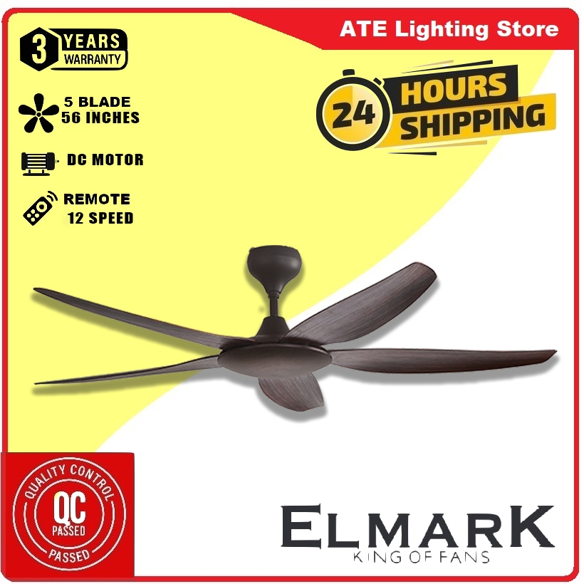 ELMARK / SAKI / 56 INCHES / REMOTE CONTROL / CEILING FAN / DC FAN ...