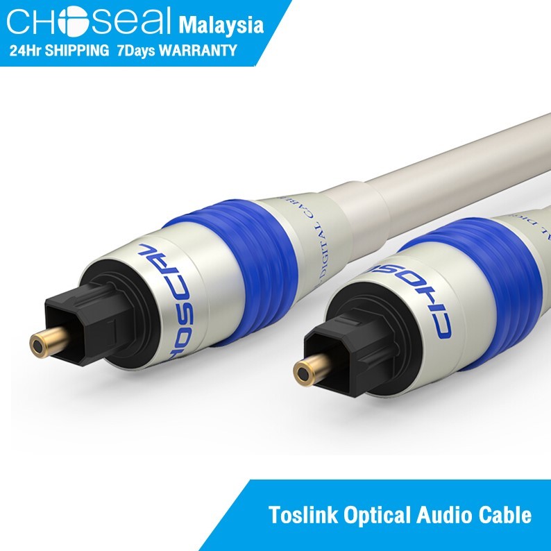 Choseal Digital Optical Audio Cable Toslink Cable Optic Male to Male ...