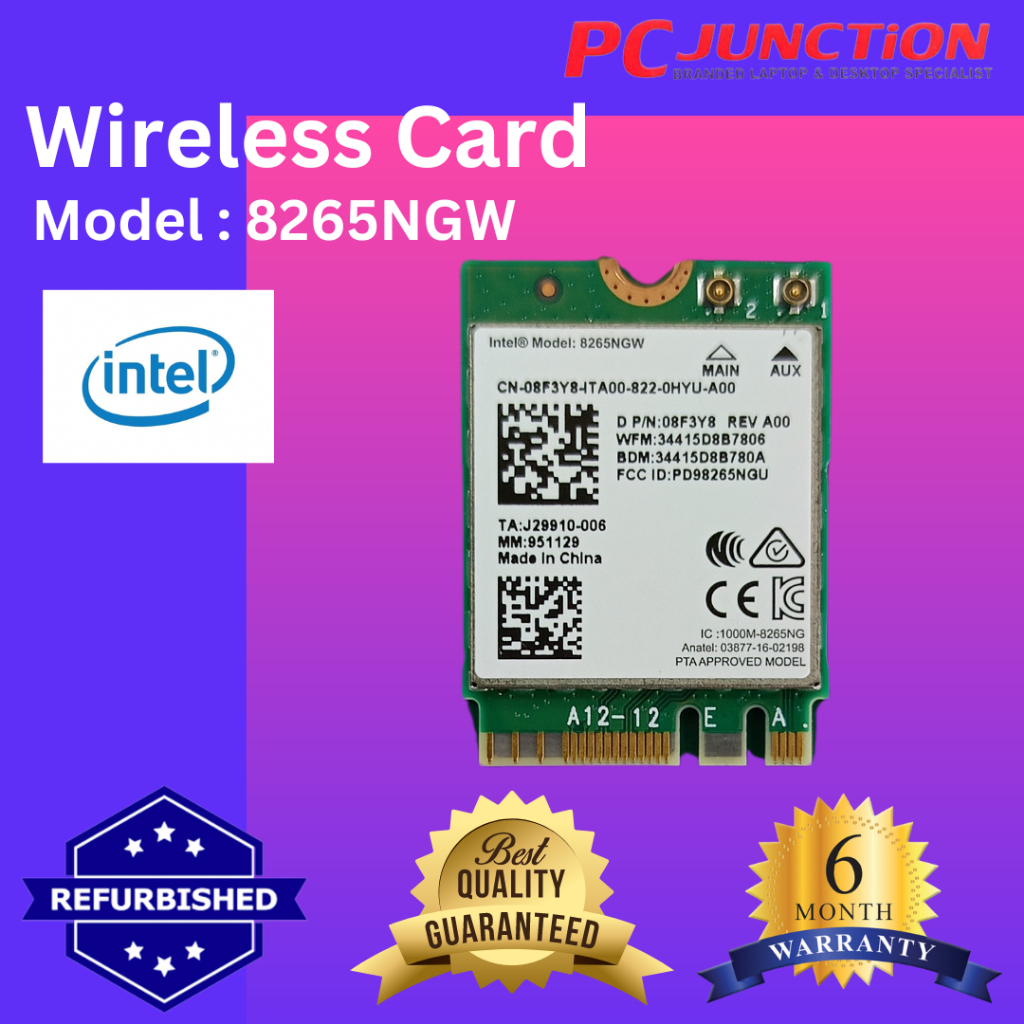 Intel® Dual Band Wireless-AC 8265 8265NGW Wireless Card | Shopee Malaysia