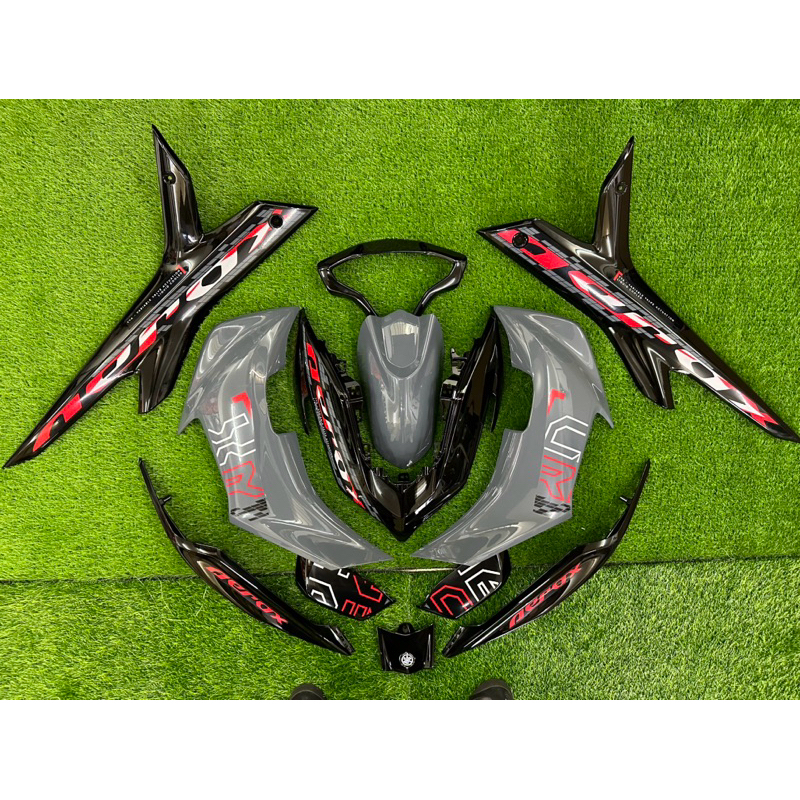 Coverset Nvx V2 2024 nando grey Original YAMAHA indonesia | Shopee Malaysia