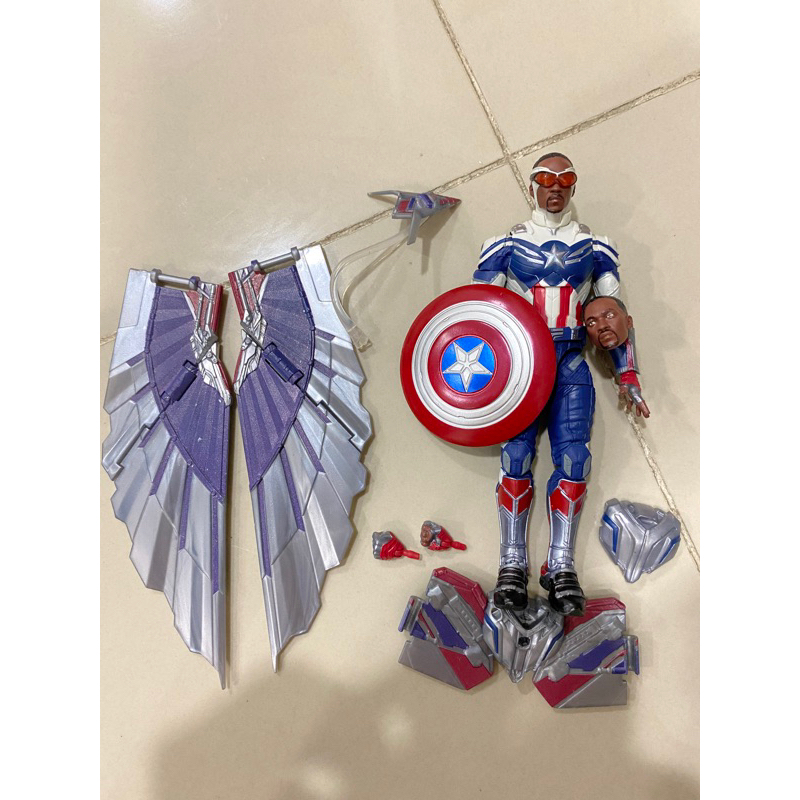 Marvel Legends The Falcon and Winter Soldier Wave: Captain America Sam ...