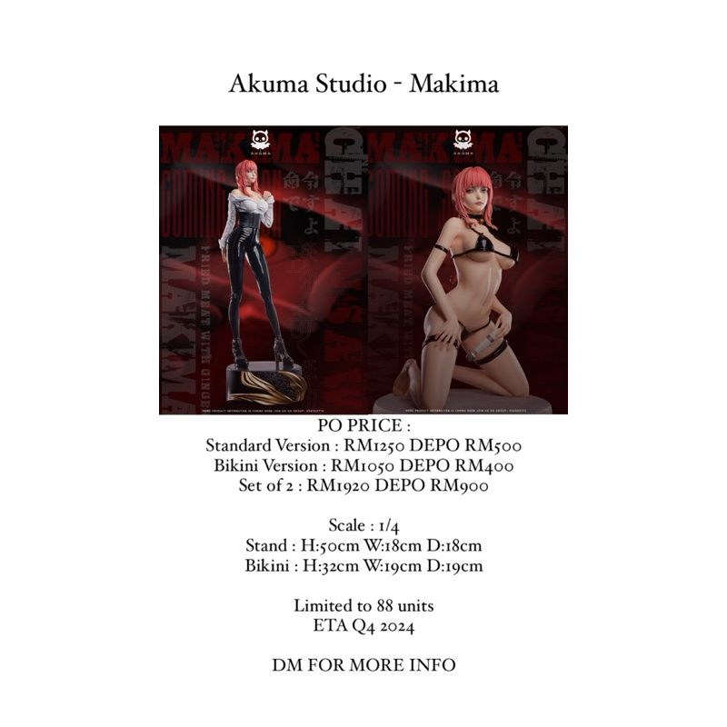 Akuma Studio - Makima Chainsaw man | Shopee Malaysia