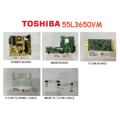 TOSHIBA LED TV 55L3650VM 55L3650 Power Board L5L01C Main Board 5800 ...