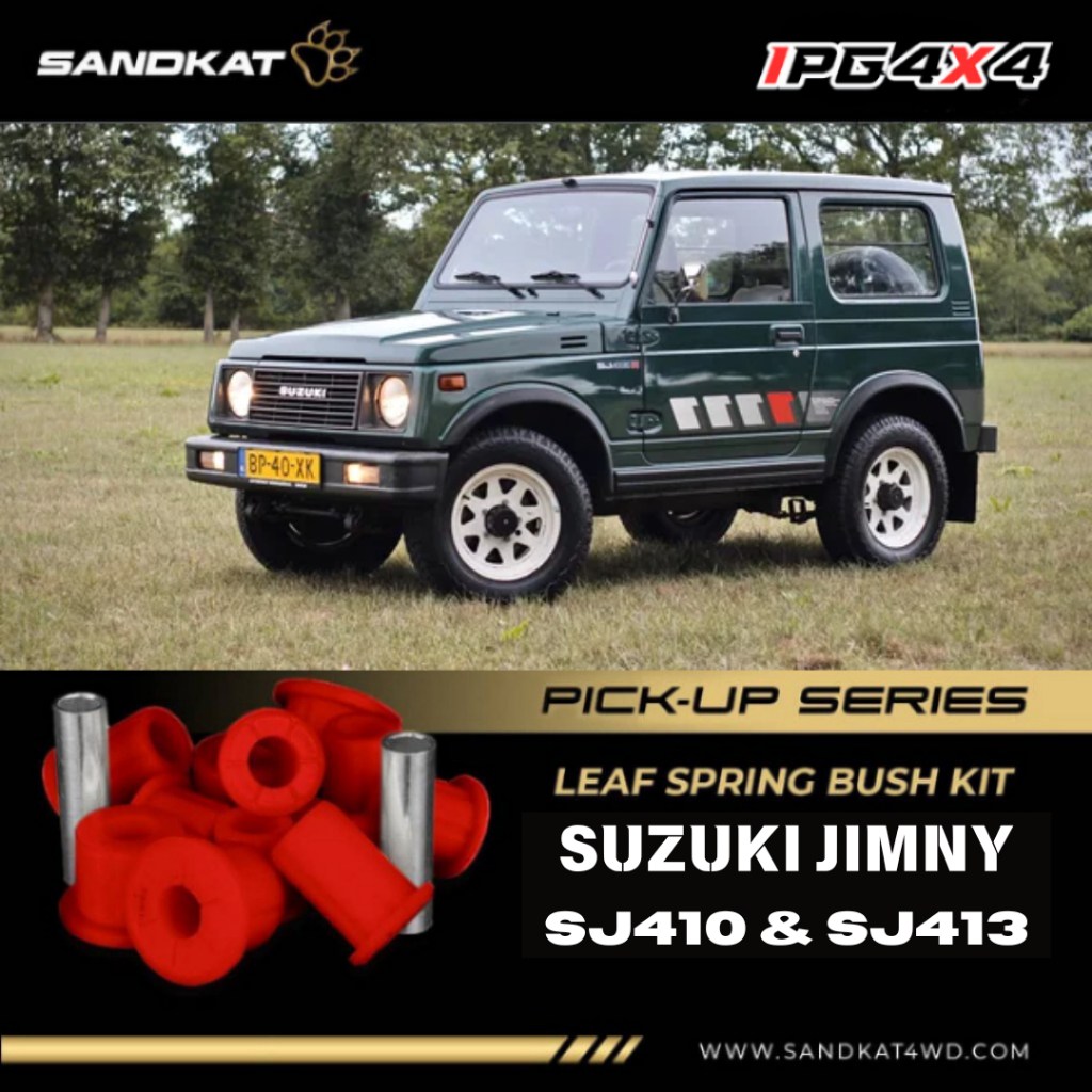 SANDKAT Polyurethane Leaf Spring Bush Kit Suzuki Jimny SJ410 SJ413 ...