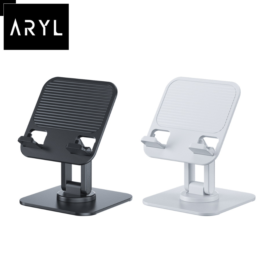 the Aryl™ Adjustable ABS Tablet Stand Holder with 360° Rotating Base ...