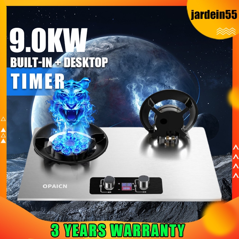 3 year warranty🔥9.0KW dapur masak stainless steel/gas cooker stove ...