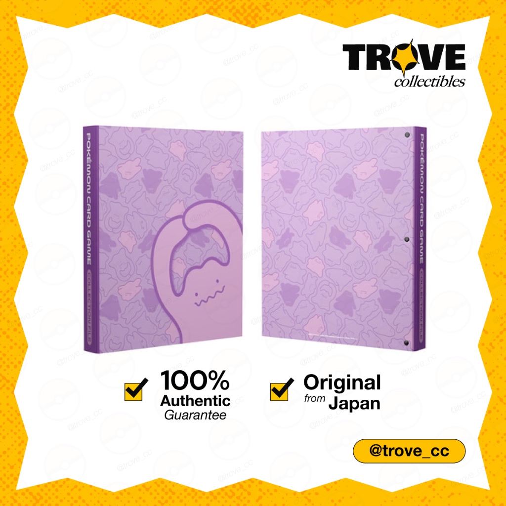 Japan Pokémon TCG - Ditto 9 Pocket Toploader Card Binder Album Folder ...