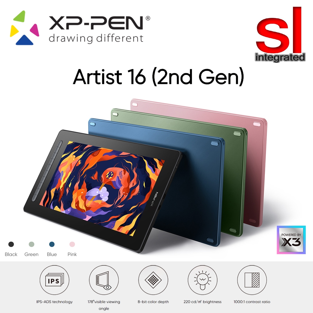 Artist 16 Second Generation with X3 Smart Chip FHD Display Drawing ...