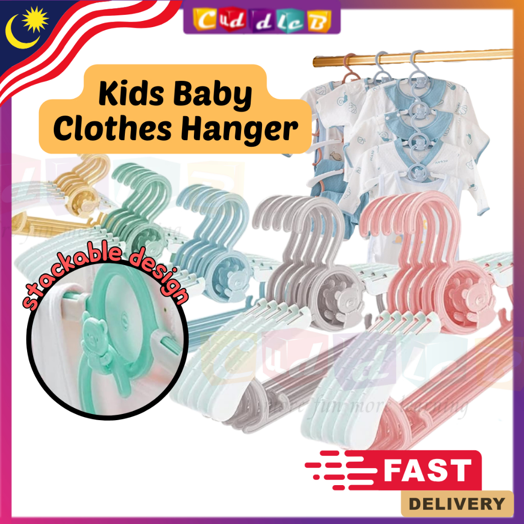 CuddleB Kids Hanger Expandable Baby Kids Clothes Hanger Kanak Kanak ...