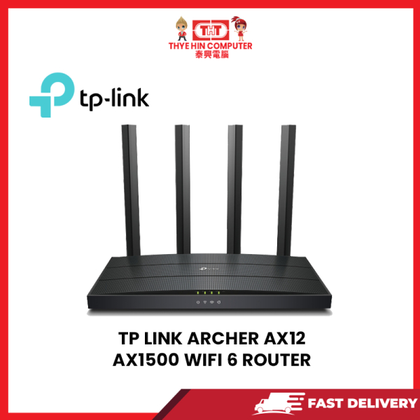 TP LINK ARCHER AX12 AX1500 WIFI 6 ROUTER | Shopee Malaysia