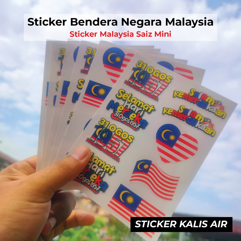 STICKER PIPI BENDERA MALAYSIA MURAH - Sticker Bendera Malaysia / Kalis ...