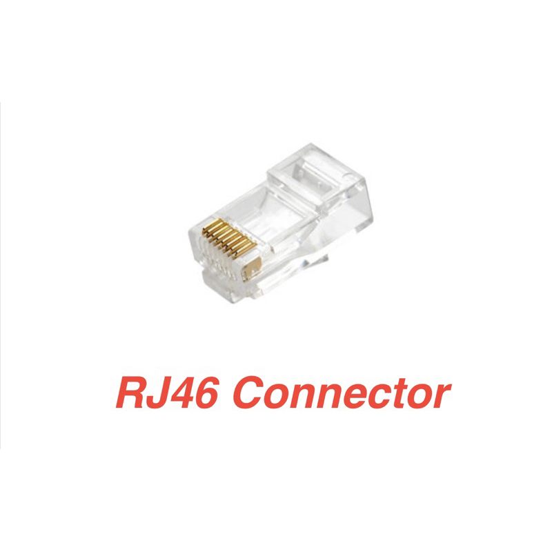RJ46 Connector Cat 6(100Pcs) | Shopee Malaysia