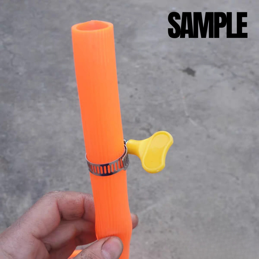 1 ROLL THICK [3mm] LOCAL Orange Garden Hose / Paip Getah Hos Getah ...