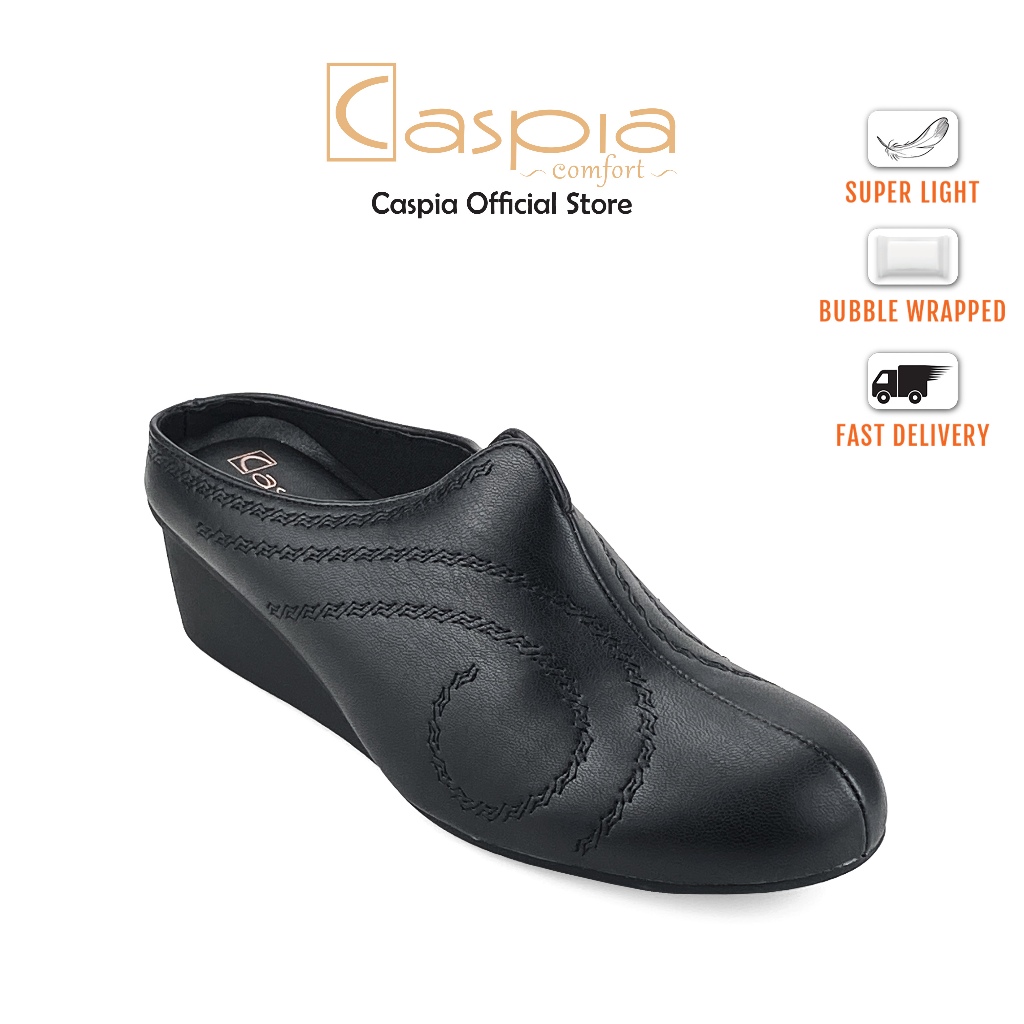 Caspia Ladies Comfort Slip On Shoe CW-629 | Shopee Malaysia