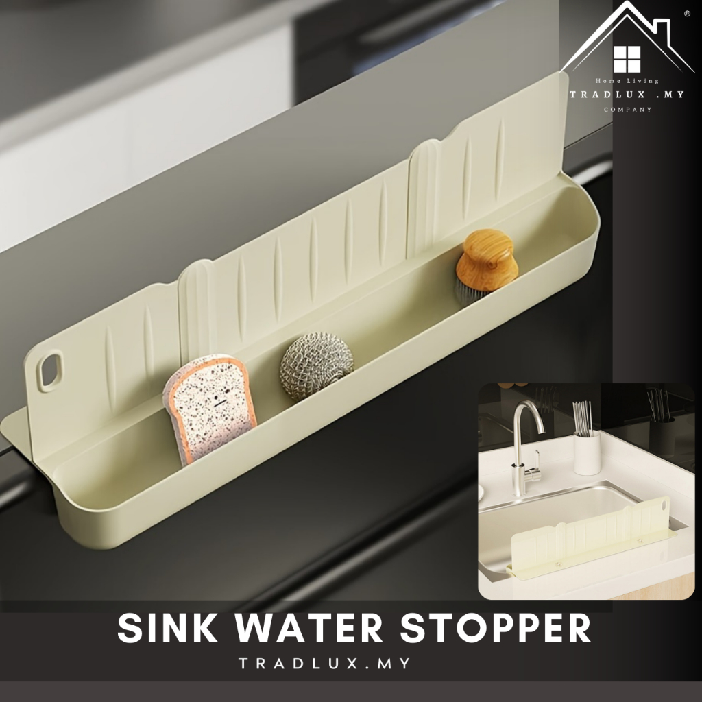 Tradlux Kitchen Sink Water Stopper Household Faucet Water Splash Board ...