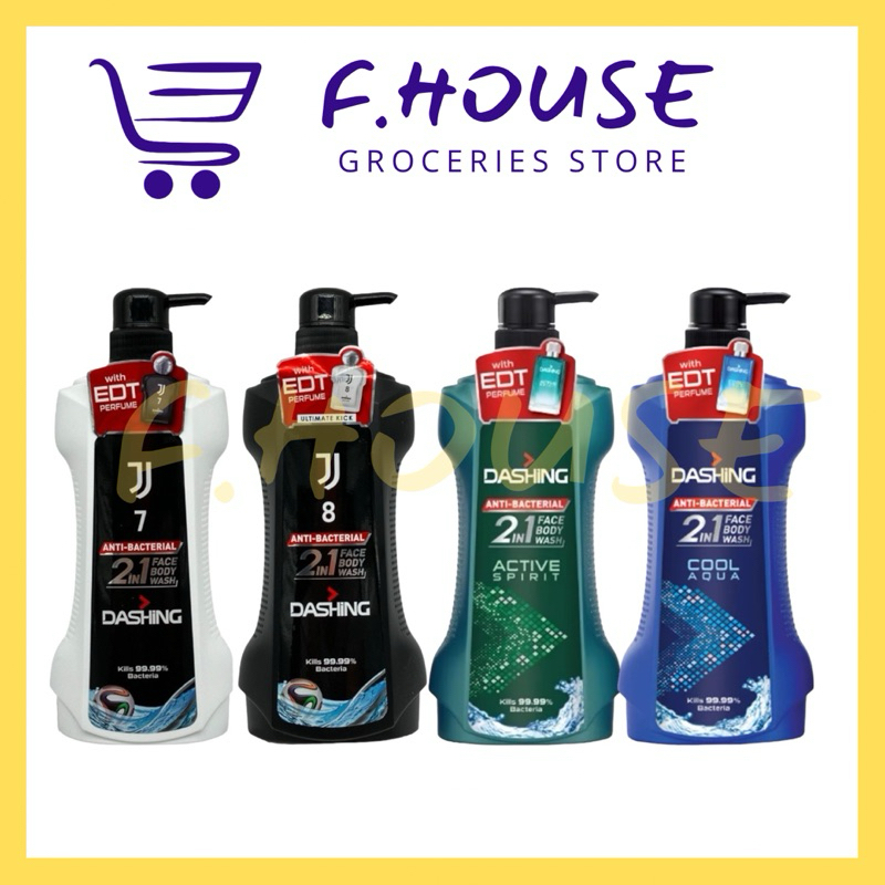 DASHING Anti-Bacterial 2In1 Face & Body Wash (700g) | Shopee Malaysia