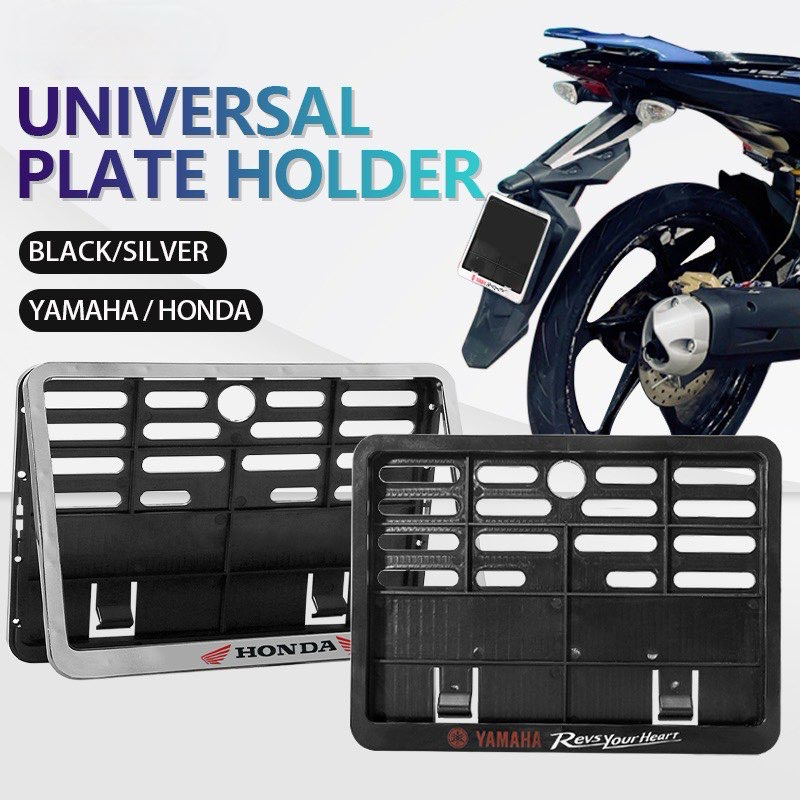 Universal Motorcycle Plate Holder Motosikal FREE PAPAN Plate Yamaha ...