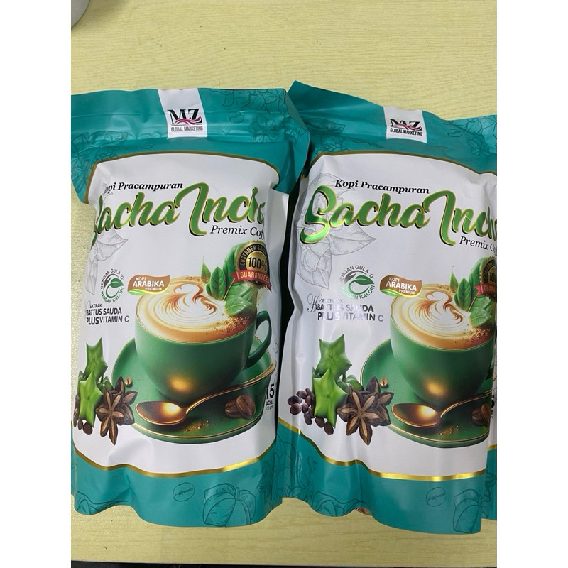 KOPI SACHA INCHI PREMIX COFFEE MZ GLOBAL | Shopee Malaysia