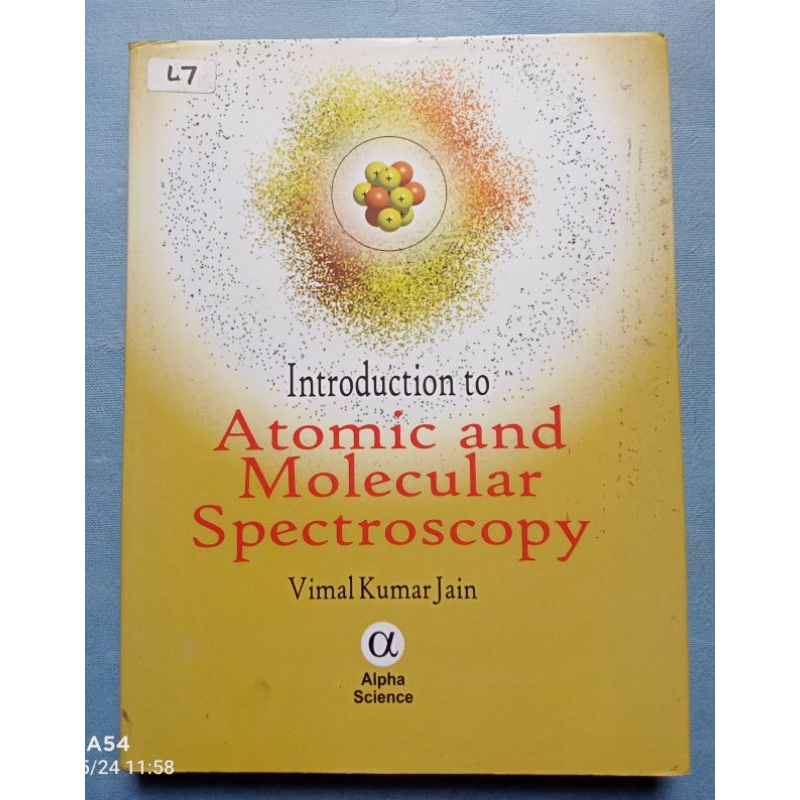 preloved INTRODUCTION TO ATOMIC AND MOLECULAR SPECTROSCOPY | Shopee ...
