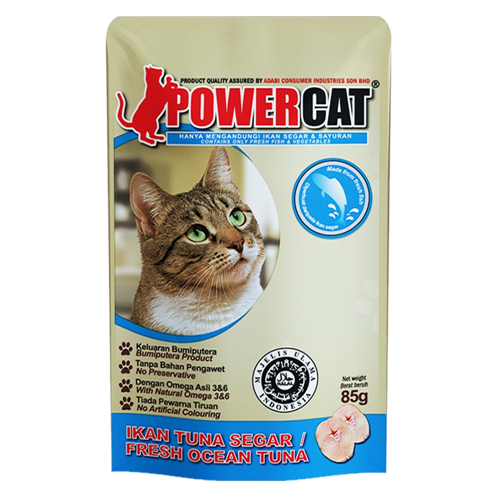 Powercat Fresh Ocean Tuna Wet Food 85g | Shopee Malaysia