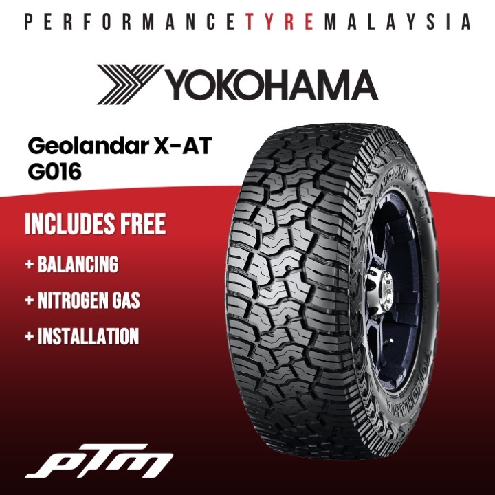 16 17 18 20 inch Yokohama G016 X-AT All Terrain 4x4 Tyre (FREE ...