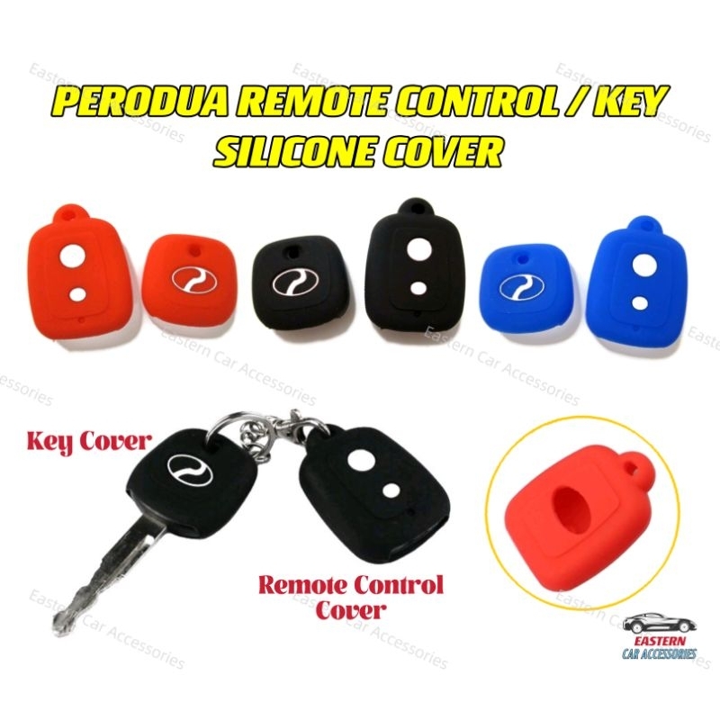 Silicone Cover Case for Key / Remote Control PERODUA Myvi Kancil Kenari ...