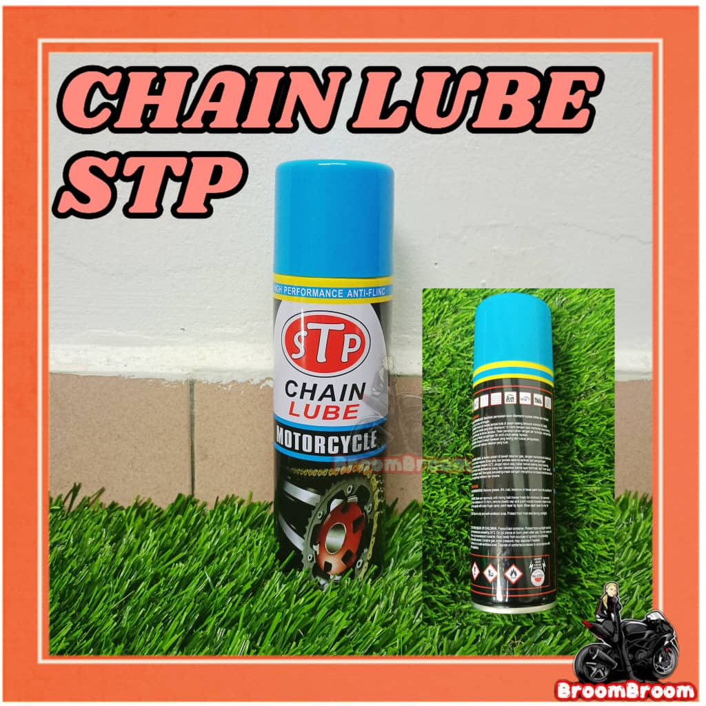!!BUY 5 RM21.50 ONLY !! STP CHAIN LUBE MOTORCYCLE SPRAY RANTAI MOTOR ...