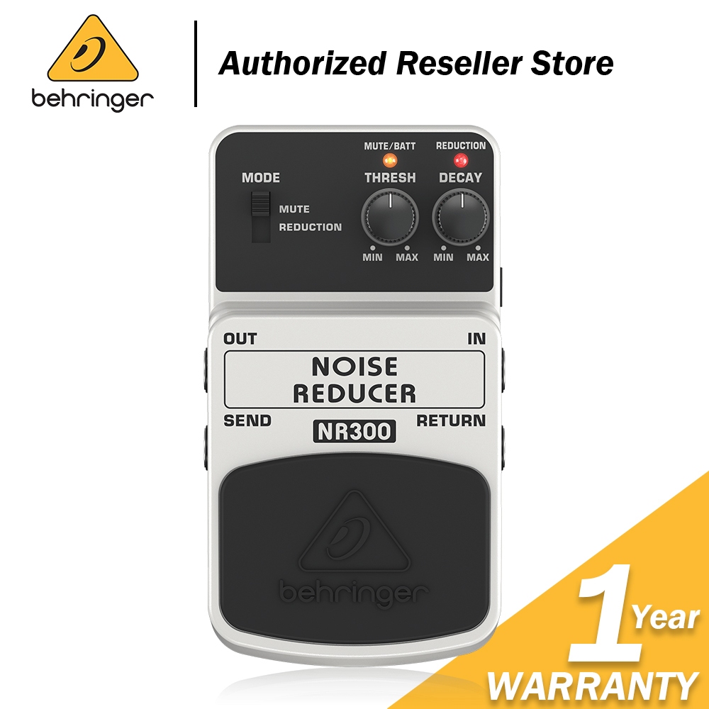 Behringer NR300 Noise Reducer Guitar Effects Pedal (NR-300 / NR 300 ...