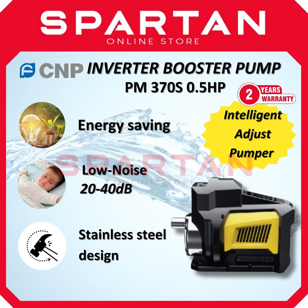 CNP Inverter Adjustable Speed Water Booster Pump PM370S (0.5HP) Pam Air ...