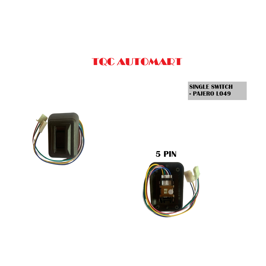 MITSUBISHI PAJERO L049 POWER WINDOW MASTER SINGLE SWITCH SUIS TINGKAP ...