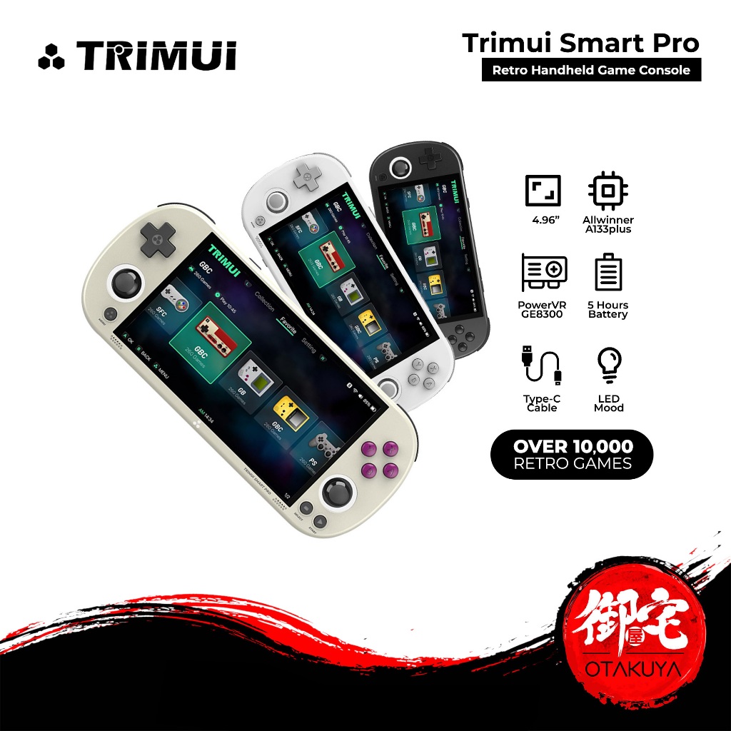 TRIMUI Smart PRO Retro Handheld Game Console With IPS Screen Portable ...
